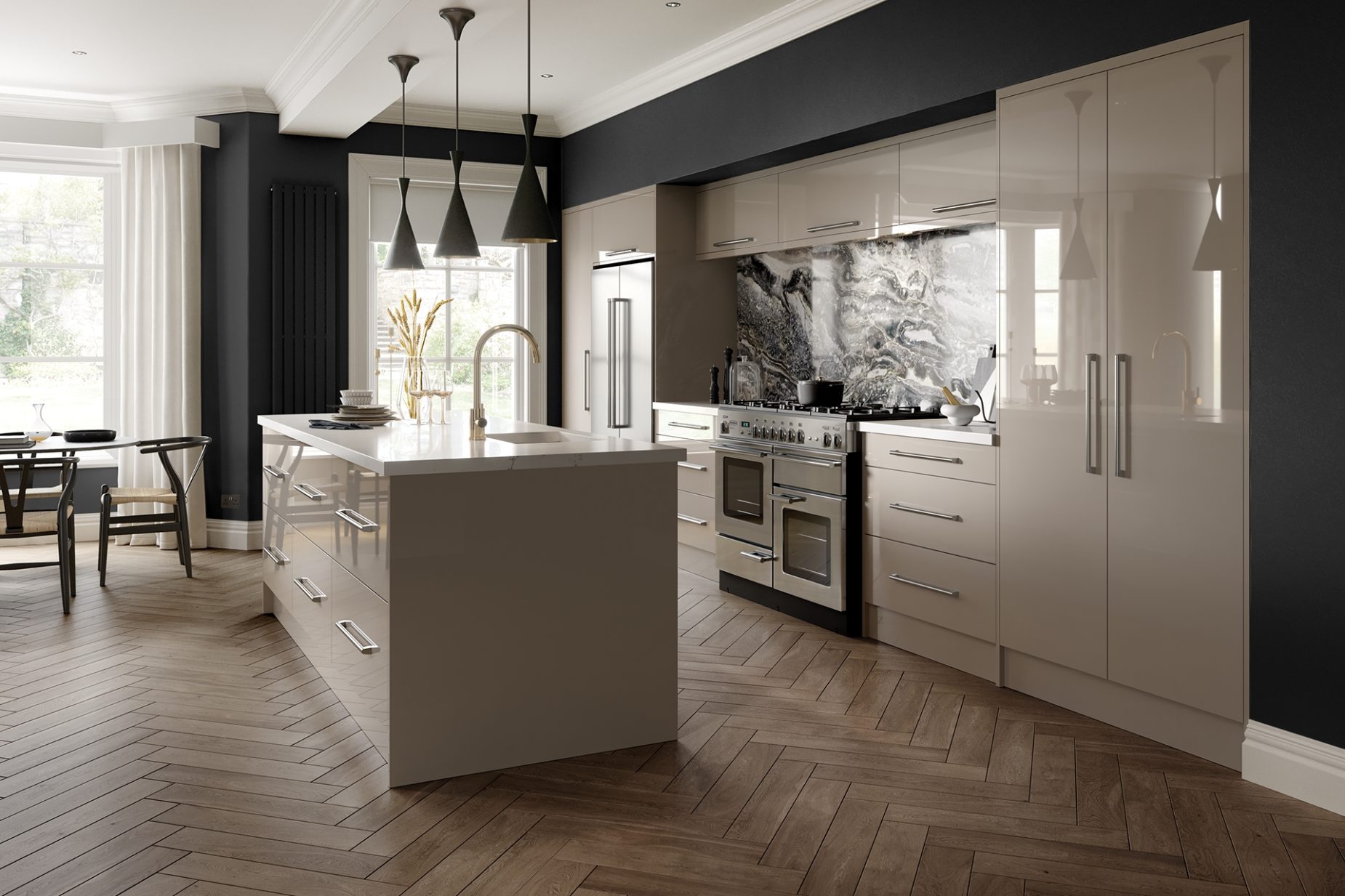 Contemporary Collection of kitchens from the Pronto Kitchens colelction